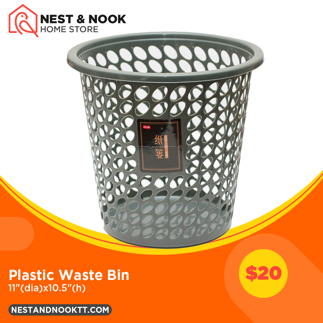 Plastic Waste Bin – Nest & Nook Home Store